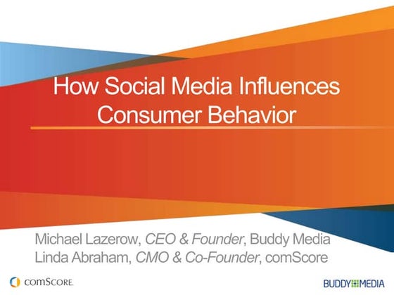 Impact of social media on consumer behavior | PPT