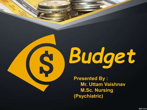 Budgeting in nursing | PPT