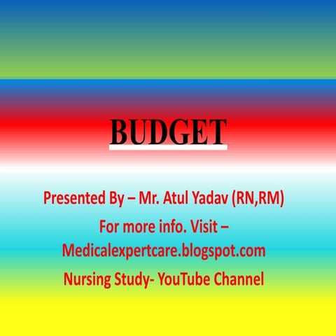 Budget | PPT