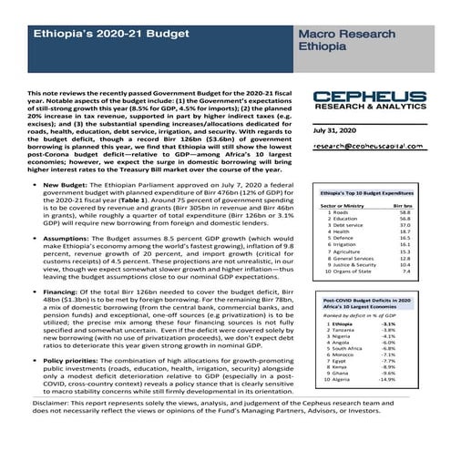 Budget review-fy-2020-21 | PDF