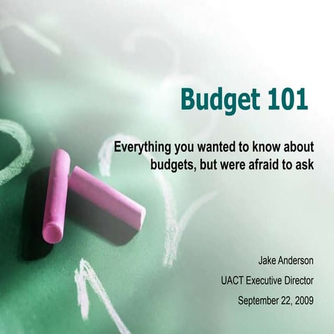 Budget101 | PPT