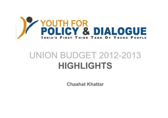 MEA Union Budget 2024-25 Final Presentation | PPT