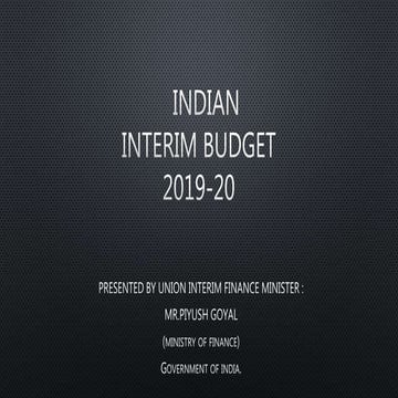 interim Budget 2019.19