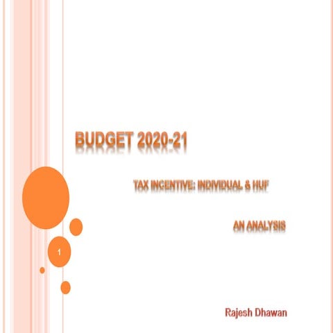 Union-Budget-2020-2021.pptx PPT On Income Tax Slab Rate And Agriculture ...