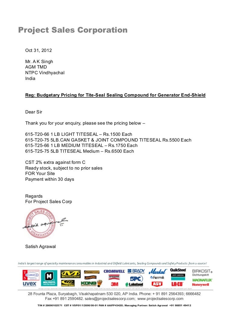 Budgetary Offer Tite Seal budgetary-offer-tite-seal