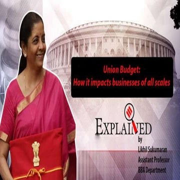 Union budget | PPTX