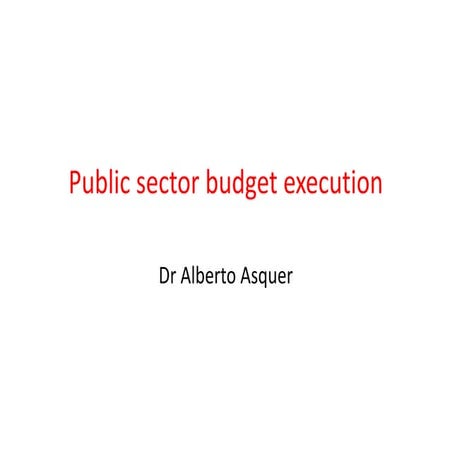 Budget execution | PDF