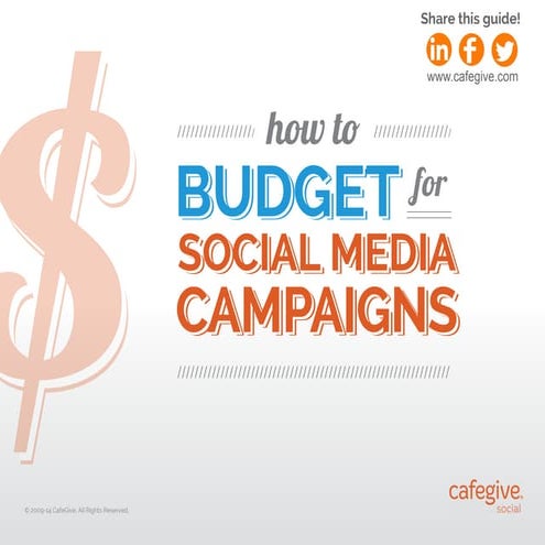 How to Budget for Social Media Campaigns | PDF