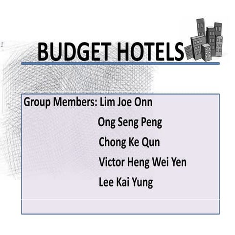 English - Budget Hotel Presentation Slides | PDF