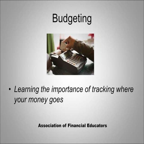 Budgeting | PPT