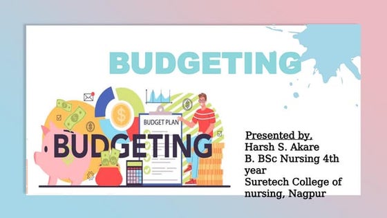 Farm planning and budgeting | PPTX