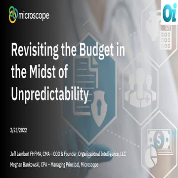 Budgeting in Midst of Unpredictability 022022 | PPT