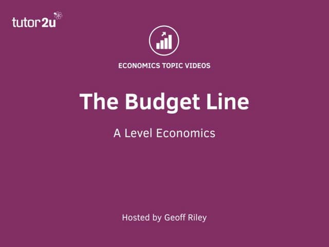 Indifference curve and budget line | PDF