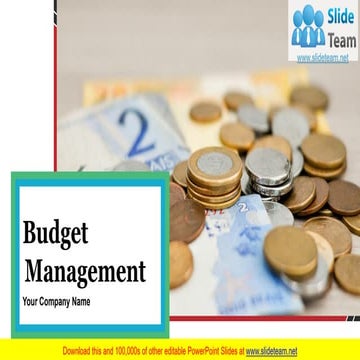 Budget Management PowerPoint Presentation Slides | PDF