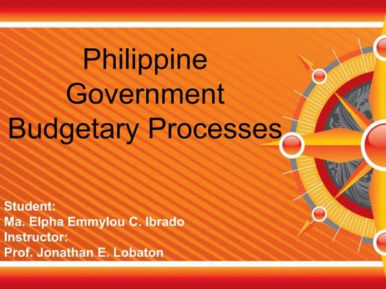 Ph Budget Government Process | PPT