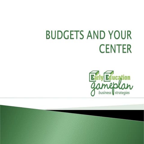 Budgets and your child care center1 (3) | PPT