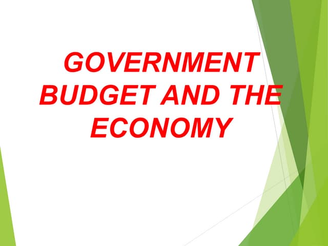 government budget | PPTX