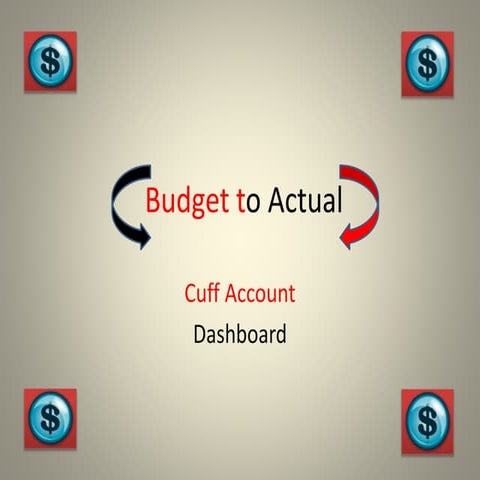 Budget to Actual Cuff Account | PPTX