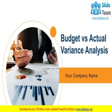 Budget Vs Actual Variance Analysis PowerPoint Presentation Slides | PDF