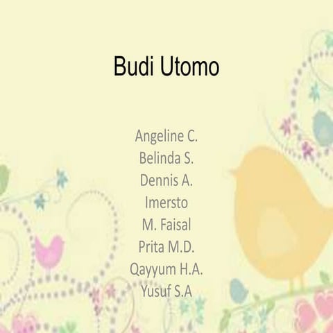 Budi utomo | PPTX