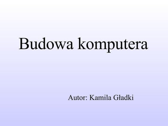 Budowa Wewnętrzna | PDF