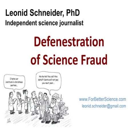 Defenestration of Science Fraud | PPTX