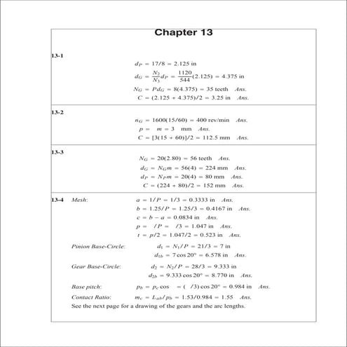 Budynas Sm Ch13 | PDF