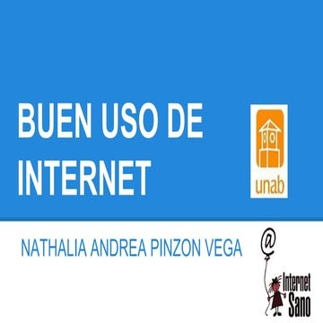 Buen uso del internet diapositivas | PPTX