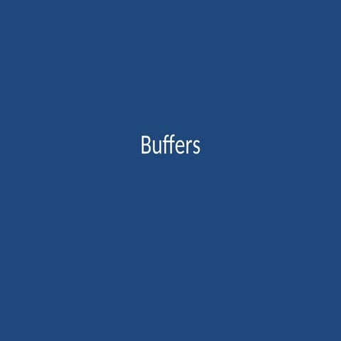 Buffers for biochemistry powerpoint presentation | PPT