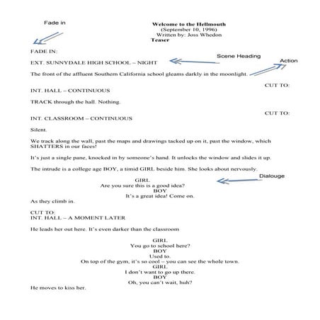 Buffy script-s01-e01 | DOC