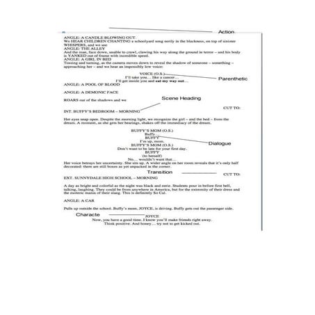 War of the worlds script annotations | DOCX