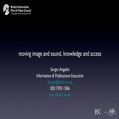 Insight into using digital media - BUFVC | PPT | History | Genres