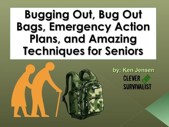 Emergency preparedness for senior citizens and the disabled | PPT