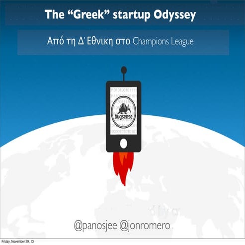 Bugsense Open Coffee Athens LX | PDF