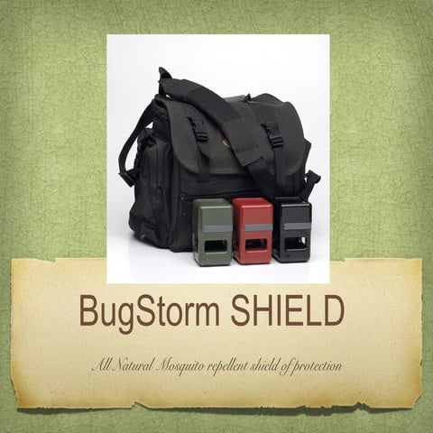 Bugstorm Shield - The Greatest Thing In Mosquito Repellents | PPT