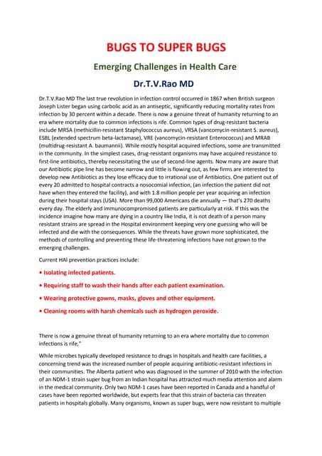 Superbug | PPT