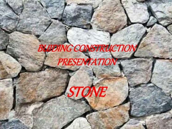 presentation building materials | PPT