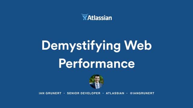 Demystifying Web Performance | PPT Demystifying Web Performance | PPT