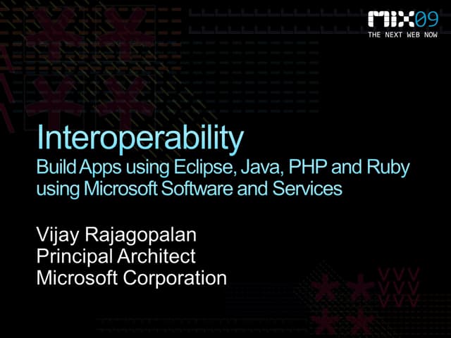 Build Apps Using Dynamic Languages | PPT Build Apps Using Dynamic Languages | PPT