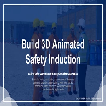 Build 3D Animated Safety Induction - Tech EHS | PDF