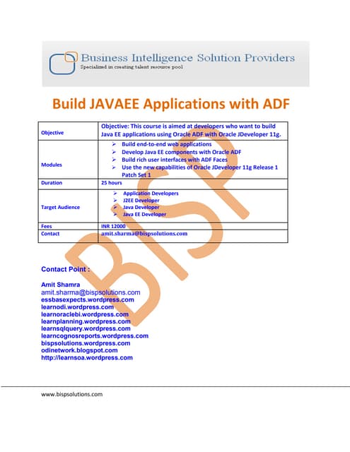Build Application With Adf Framework Pdf
