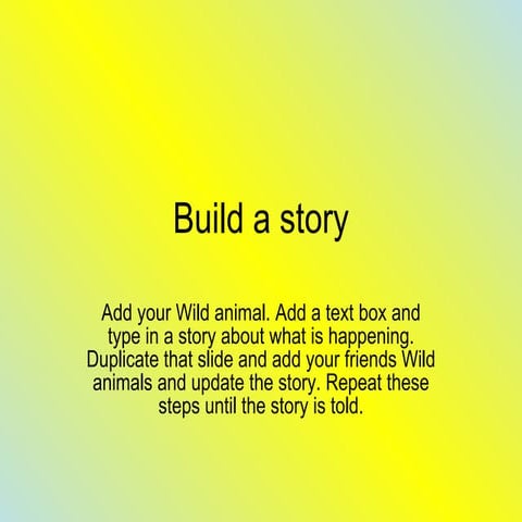 Build A Story Example | PPT