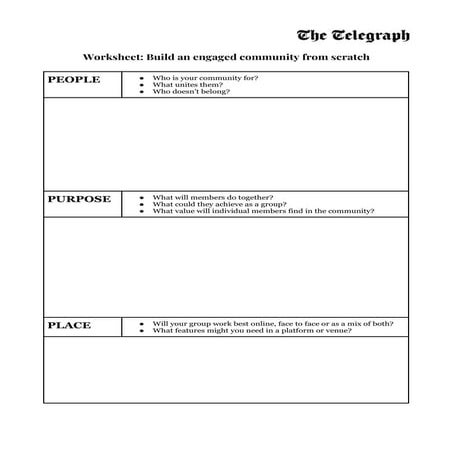 Build community worksheet | DOCX