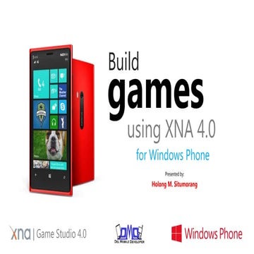 Build Game using XNA 4.0 Framework | PPTX
