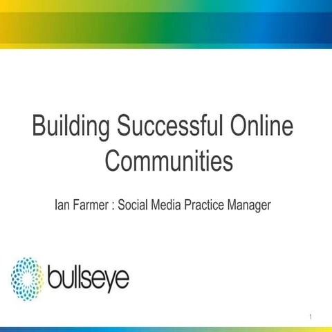 Building A Successful Online Community | PDF | Social Networking | Internet