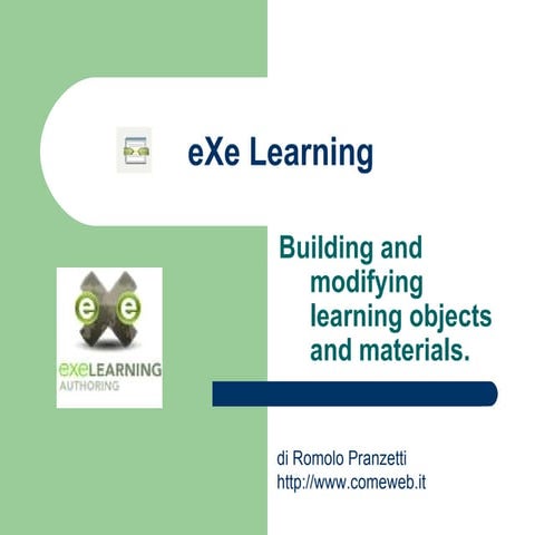 Building and modifying learning objects and materials | PPT