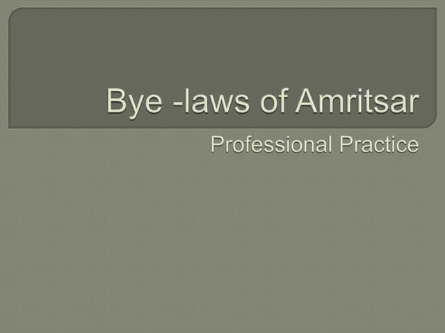 Noida building bye laws | PPTX | Construction Industry | Industries