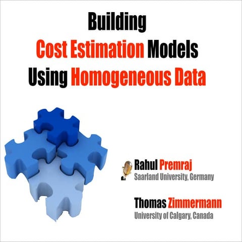 Building Cost Estimation Models Using Homogeneous Data Pdf
