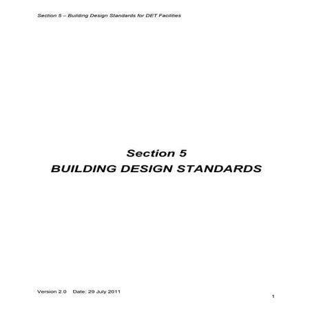 Building design-standards-5 | PDF