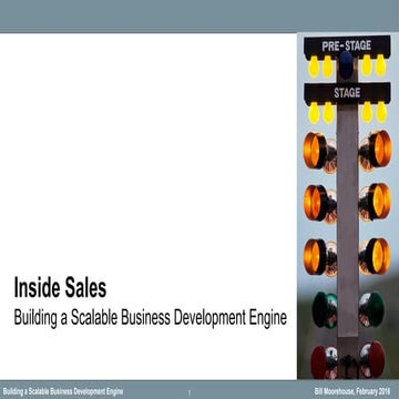 Inside Sales: Building a Scalable Business Development Engine | PDF